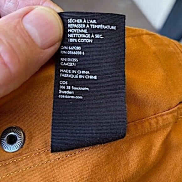 COS | Jackets & Coats | Cos Mens Cotton Blend Twill Chore Coat In ...